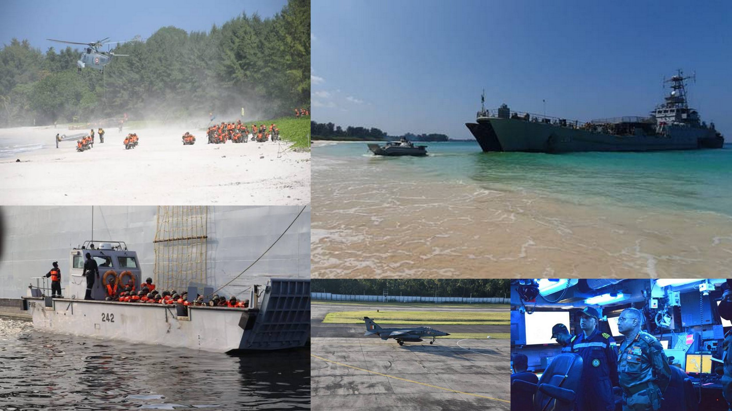 Indian Navy conducts Joint Exercise with Army and Air Force Samvada World