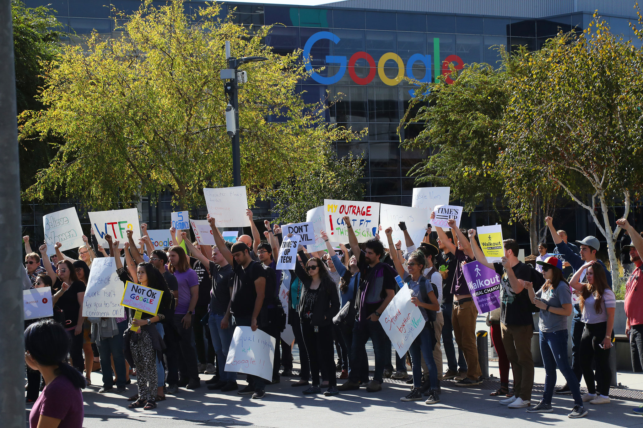 Left forays into Tech companies - Google workers, demanding change at ...
