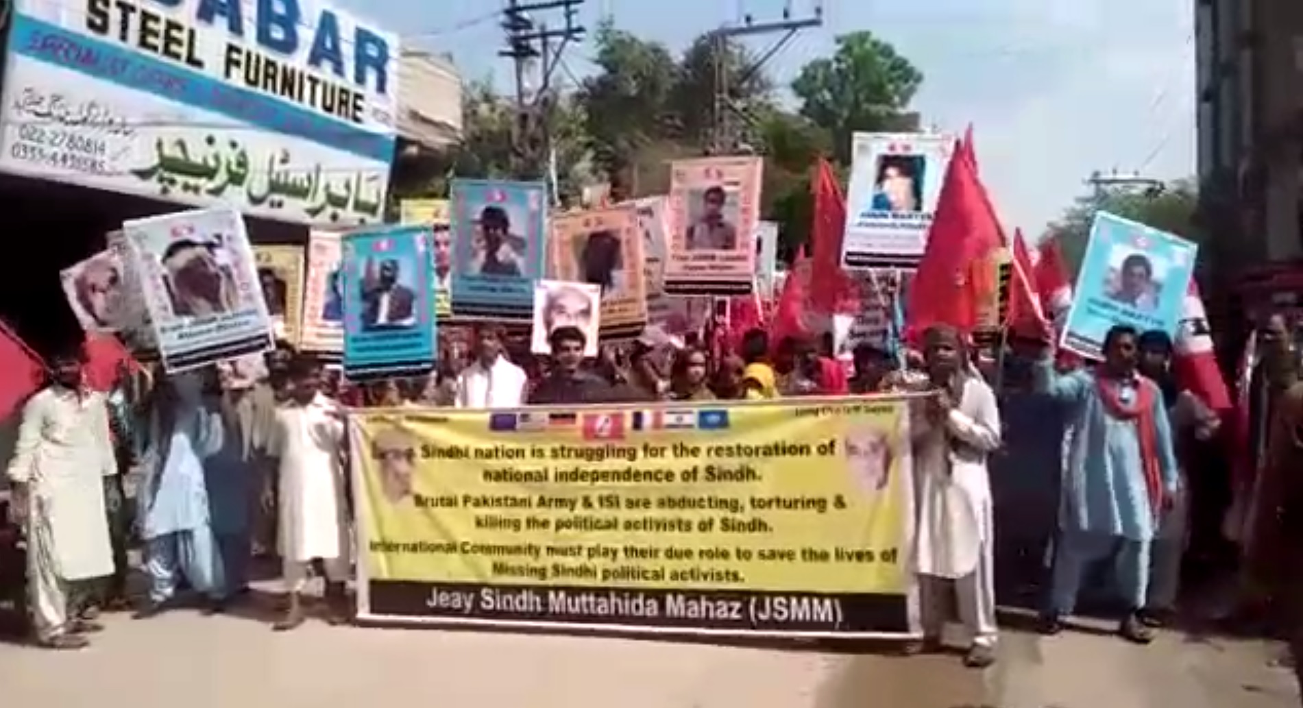 Protesters in Sindh march against Pakistan's atrocities, seek UN ...