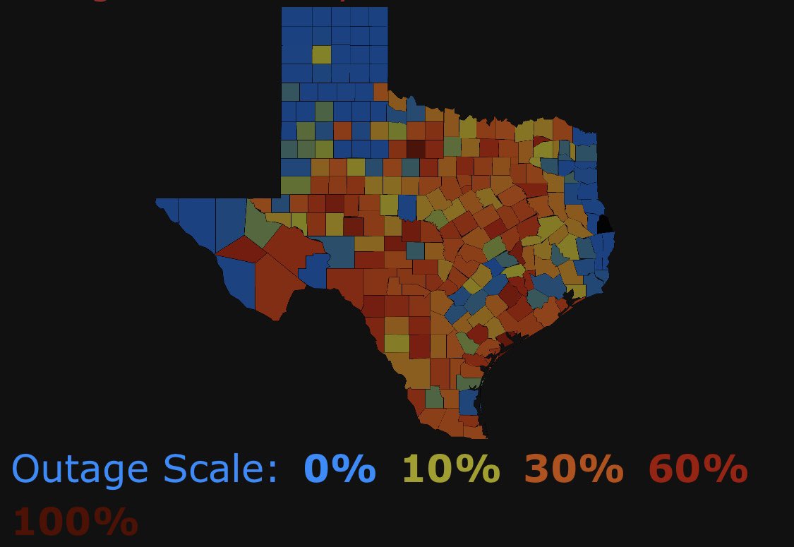 Texas blackout has 3 Million people in the dark and freezing as severe ...